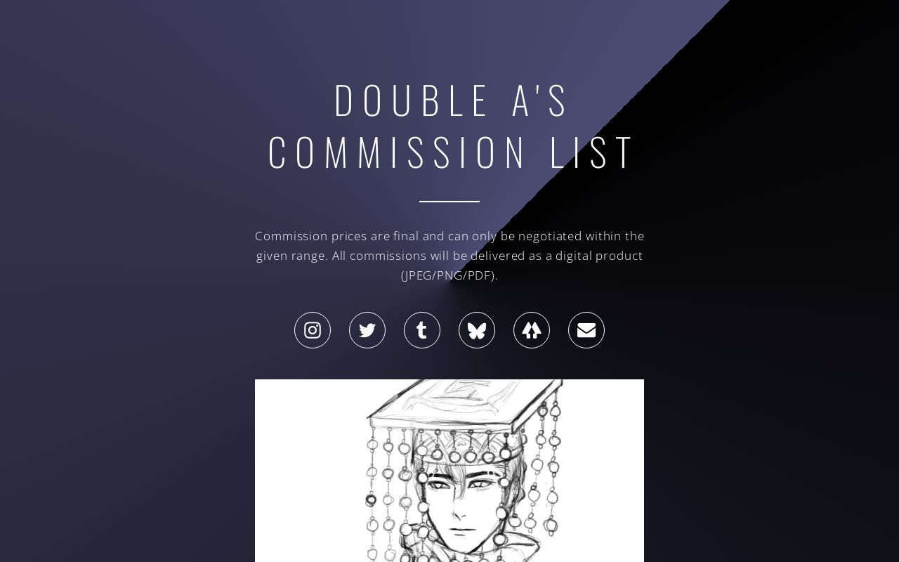 Double A's Commission List
